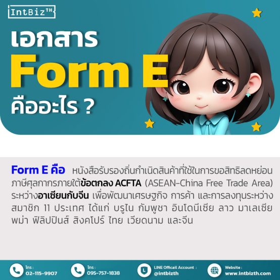What is Form E ? | Intelligence Business (Thailand) Co., Ltd.